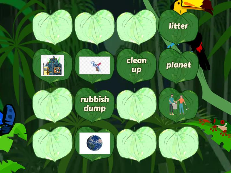 our planet - Matching pairs
