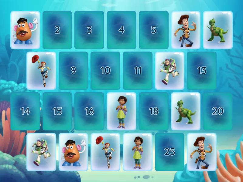 Memorice: Toy Story - Matching pairs