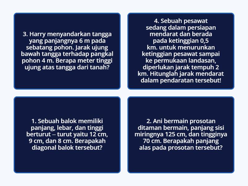Teorema Pythagoras - Flip tiles