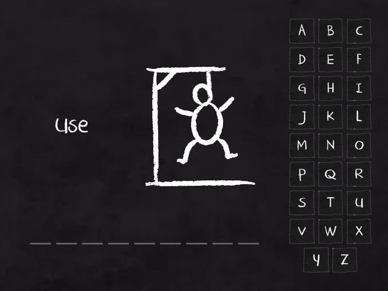 Verbs 16 - 30 on the LEVEL 4 Verb List () - Hangman