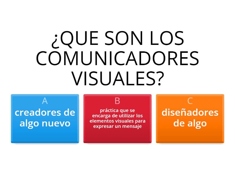 COMUNICADORES VISUALES - Quiz