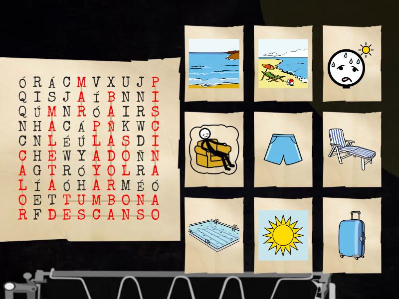 Verano - Sopa de letras