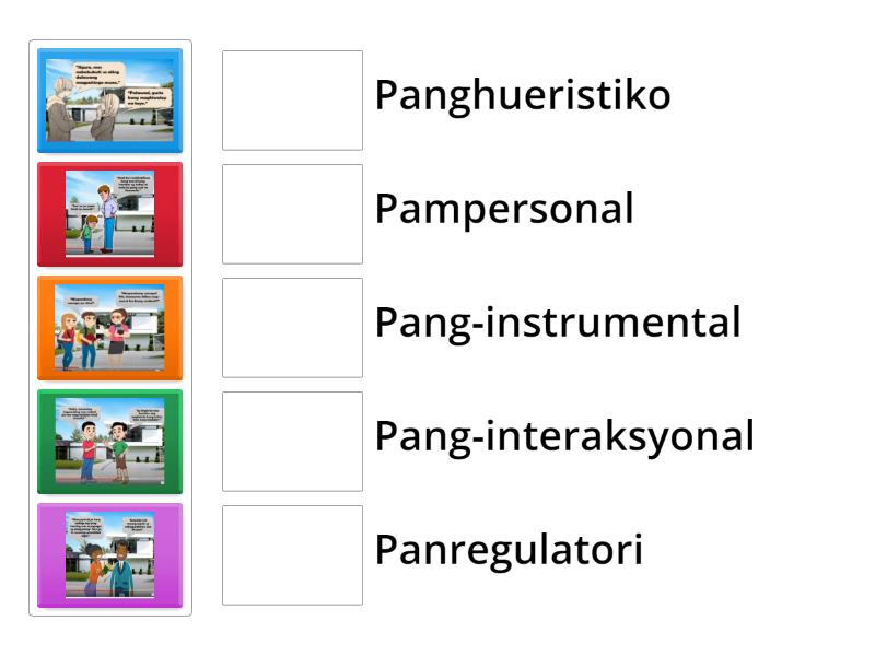 Gawain: Pahayag Ko sa Larawan: E- Tugma Mo! - Match up