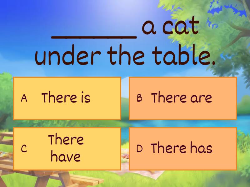Grammar : There is/There are - Quiz