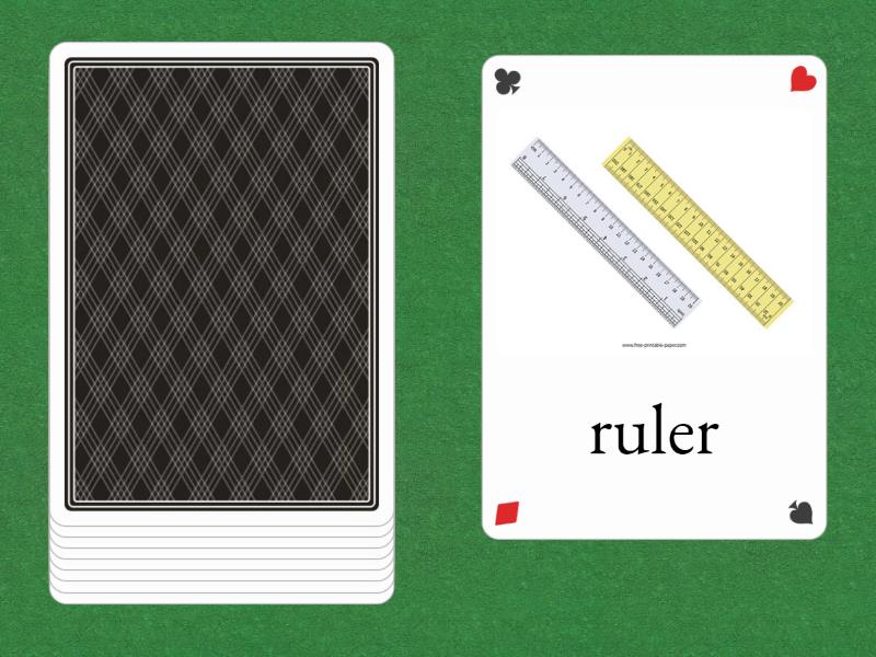 School objects unit1 - Speaking cards