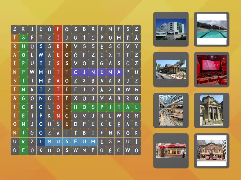 OUR TOWN - Wordsearch