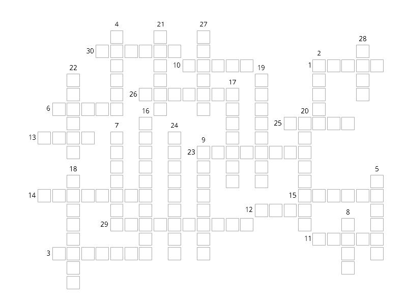 New insights 3 plurals: write the plural form of the given word - Crossword