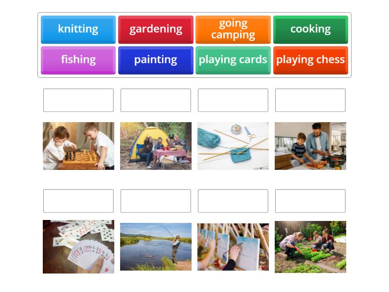 Matching (Hobbies) - Match up