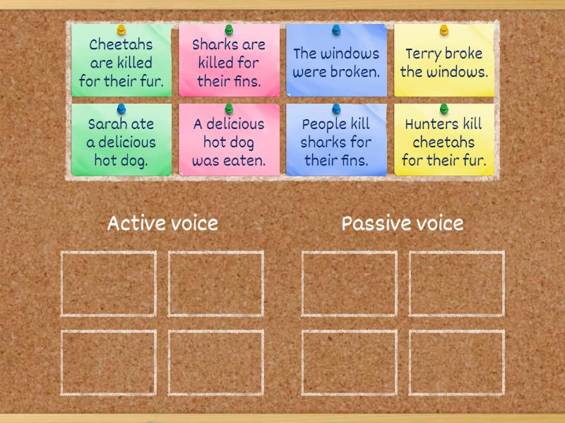 Active/Passive (grouping) - Group sort