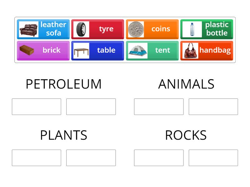 BASIC SOURCE OF MATERIALS - Group sort