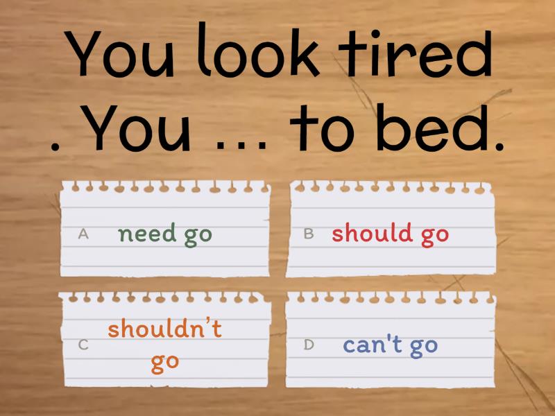 modal verbs multiple choice - Quiz