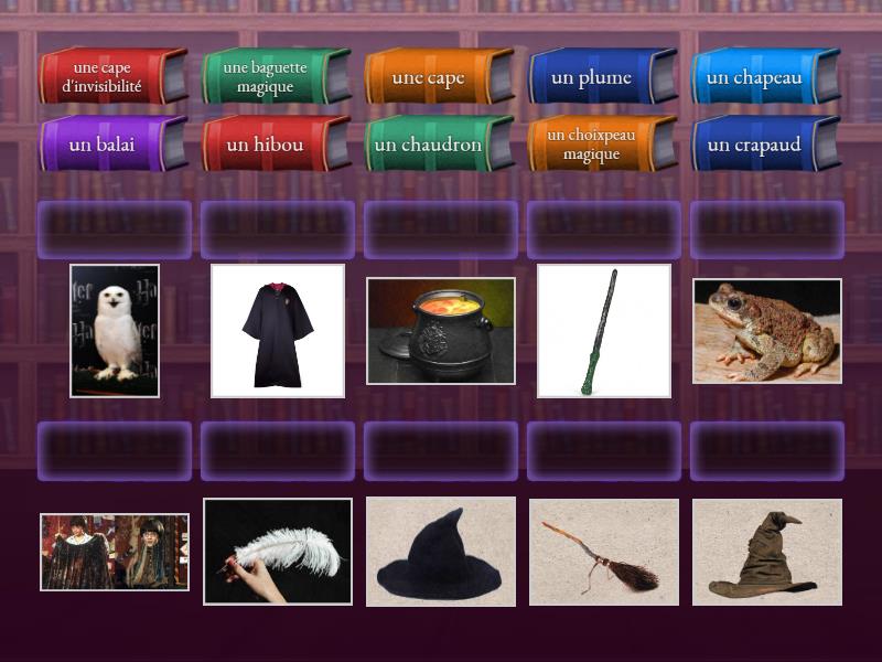 Harry Potter - vocabulaire - Match up