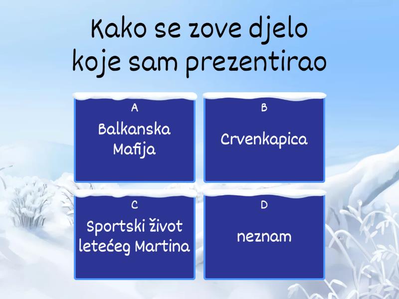 Lektira kviz Roko - Quiz