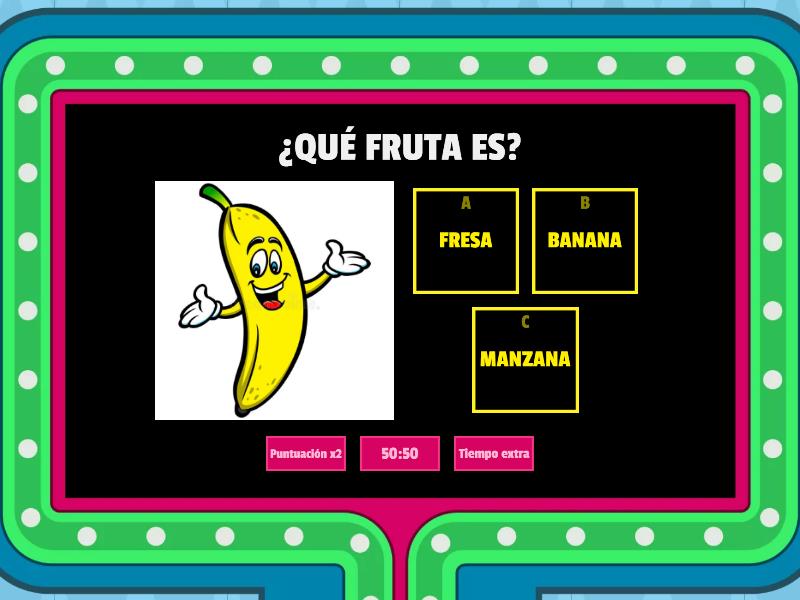 FRUTAS - Concurso de preguntas