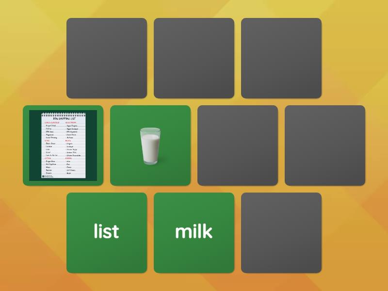 CVCC CCVC 4 - Matching pairs