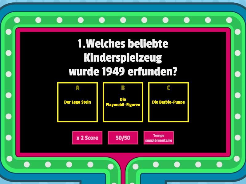 Jahrgangsquiz 1949 - Gameshow quiz