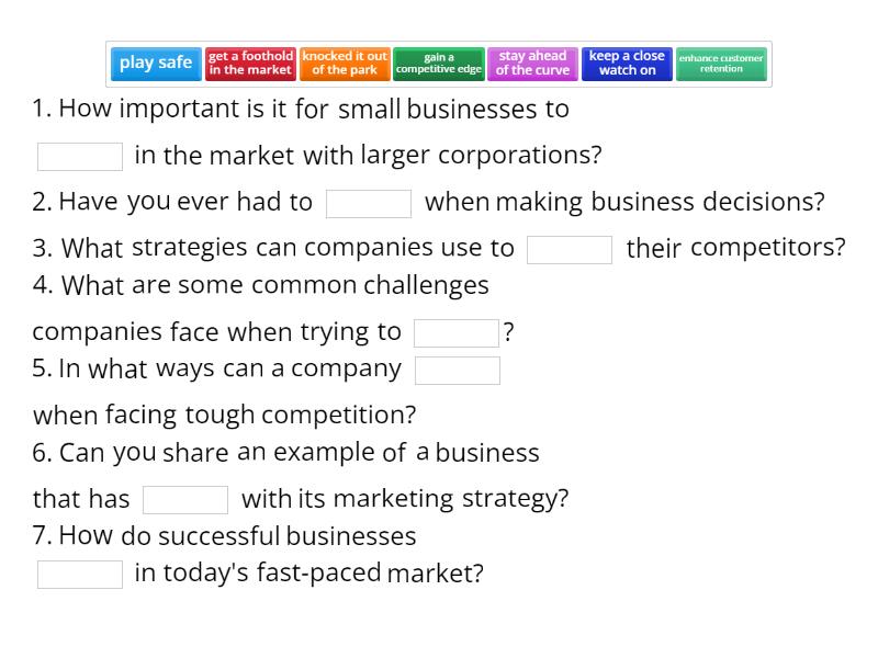 Competition - Complete the sentence