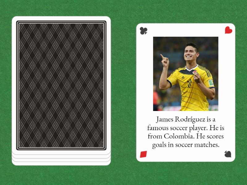 Famous people - Speaking cards