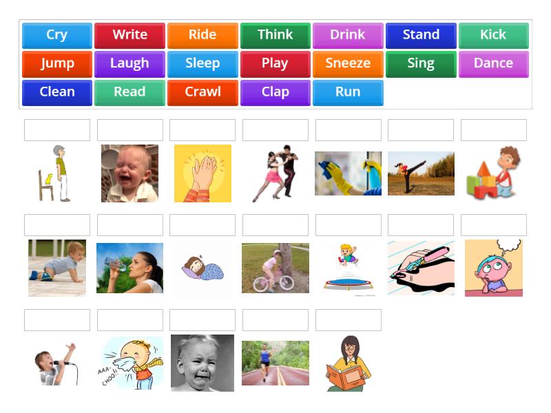 Verbs class 3 - Match up
