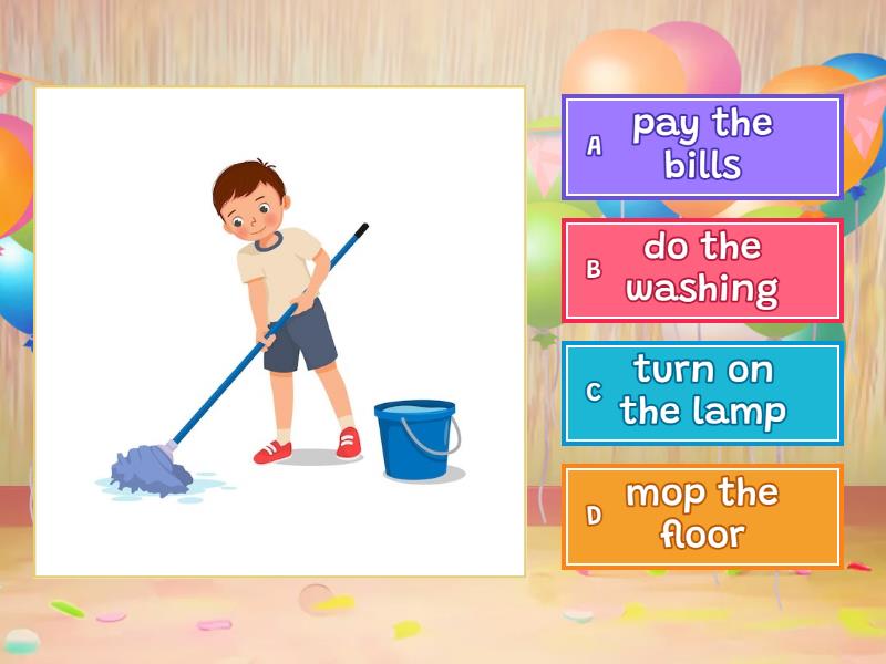 Activity 3 : Job we do at home - Quiz