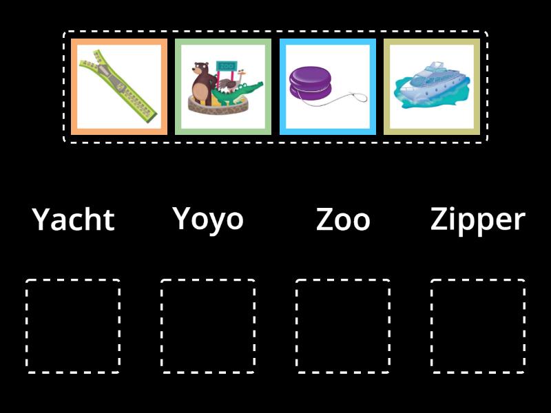 Oxford Phonics Y-Z - Group sort