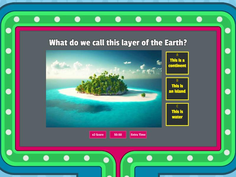 Quiz time - Gameshow quiz