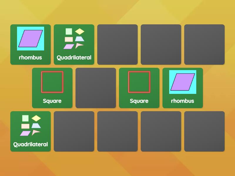 Quadrilaterals - Parejas