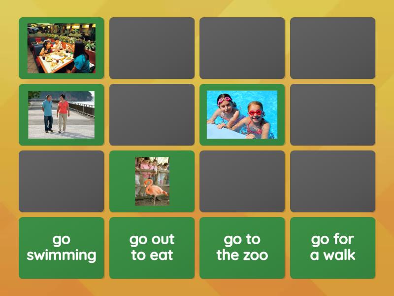 Free time matching game - Matching pairs