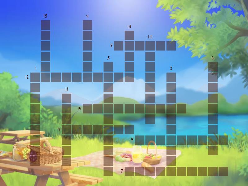 EOGs - Vocabulario Semana 5 (Tercer Grado) - - Crucigrama