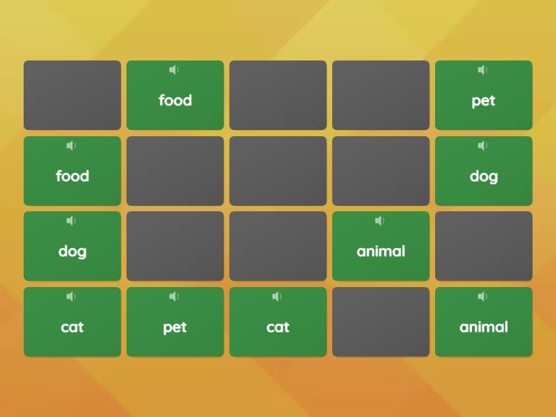 Pets - Matching pairs