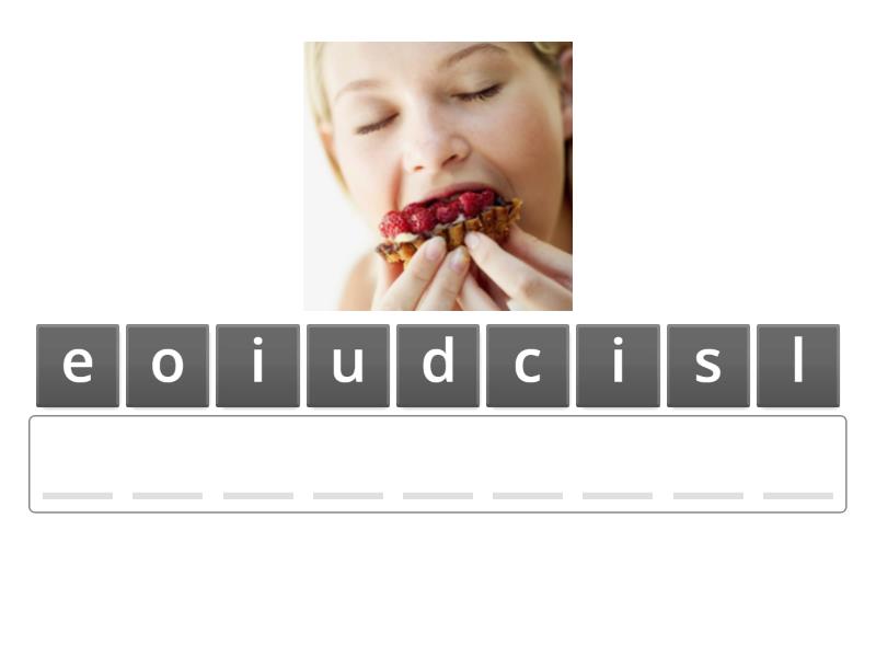 describing food - Anagram