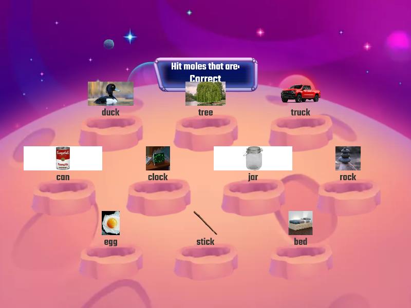 CK words - Whack-a-mole