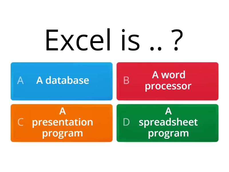 Basic Excel - Quiz