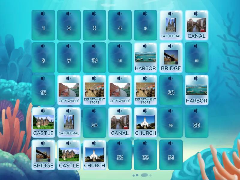 PIA 5B PLACES - Matching pairs