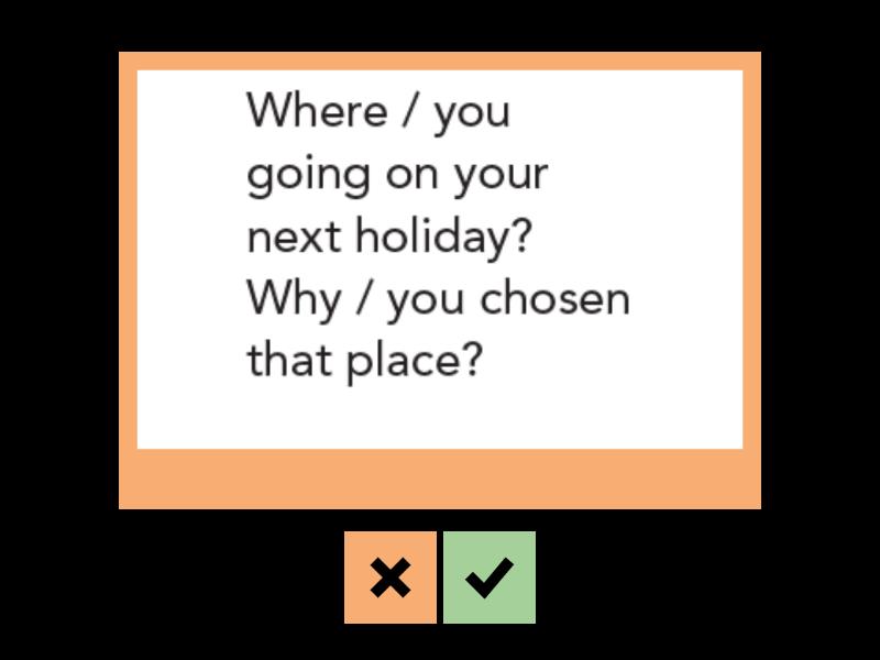 10A What's the question? - Flash cards