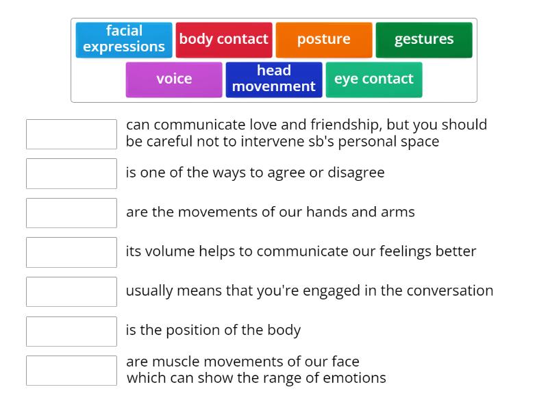 Body language - Match up