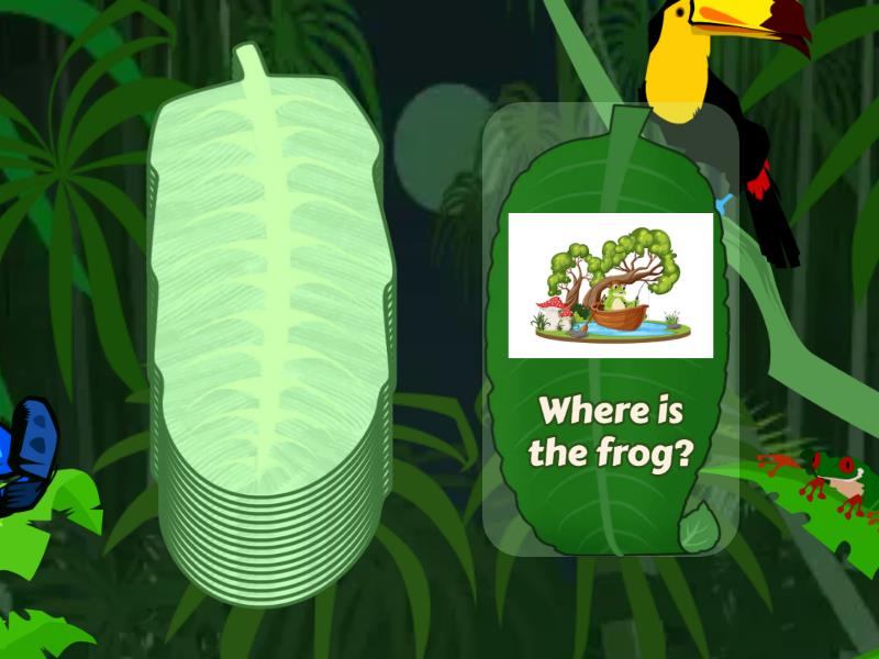 prepositions nature - Speaking cards