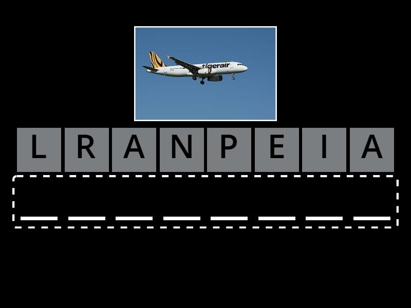 Unit 5 - Transportation - Anagram