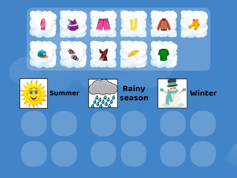 Seasons - Group sort