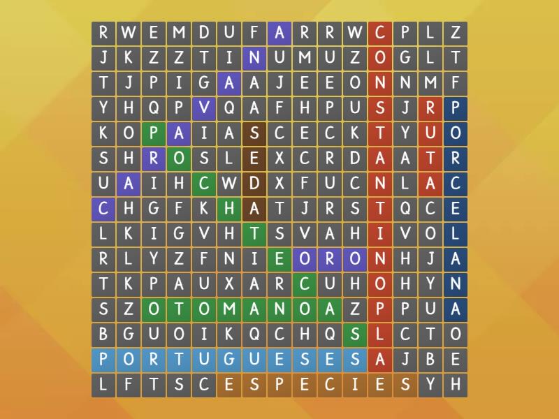 Colon - Wordsearch