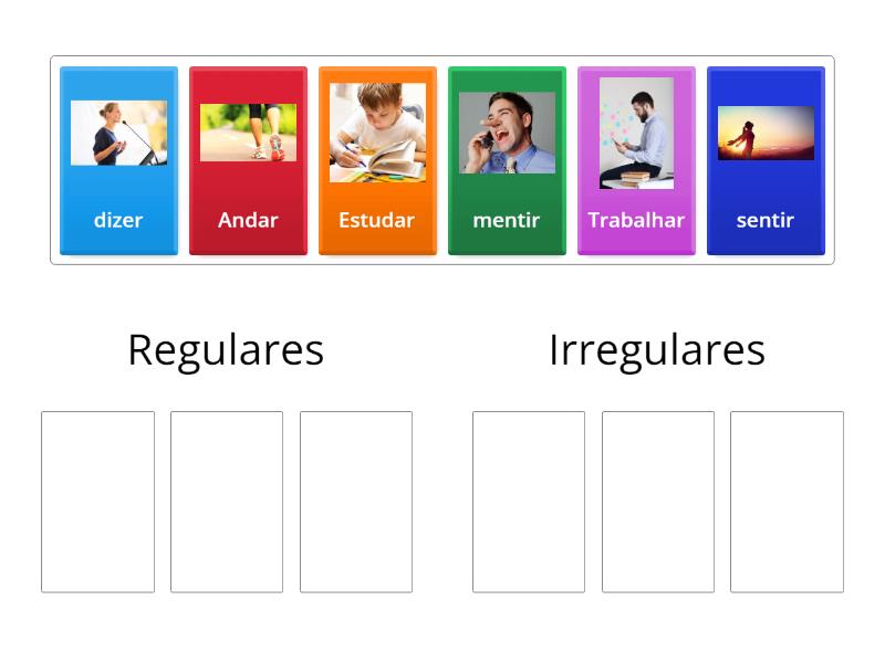 Classificar verbos - Group sort