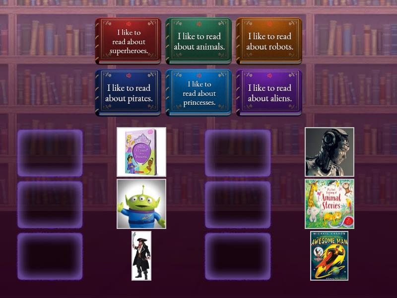 Books HW A1+ - Match up