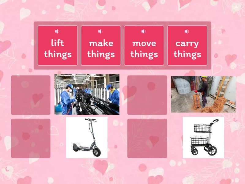 MACHINES CAN HELP US... - Match up