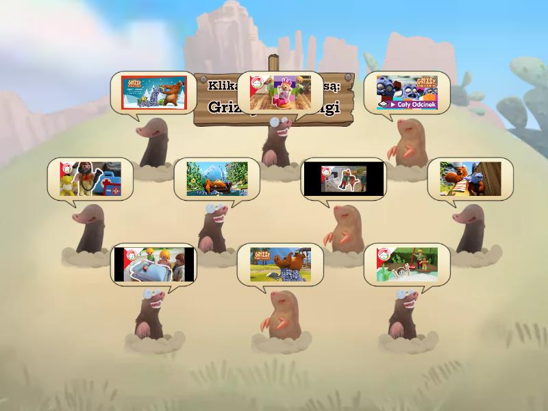 Grizzy i Lemingi krety - Aplastatopos