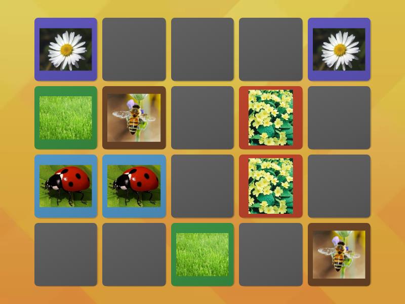 Memory della primavera - Matching pairs