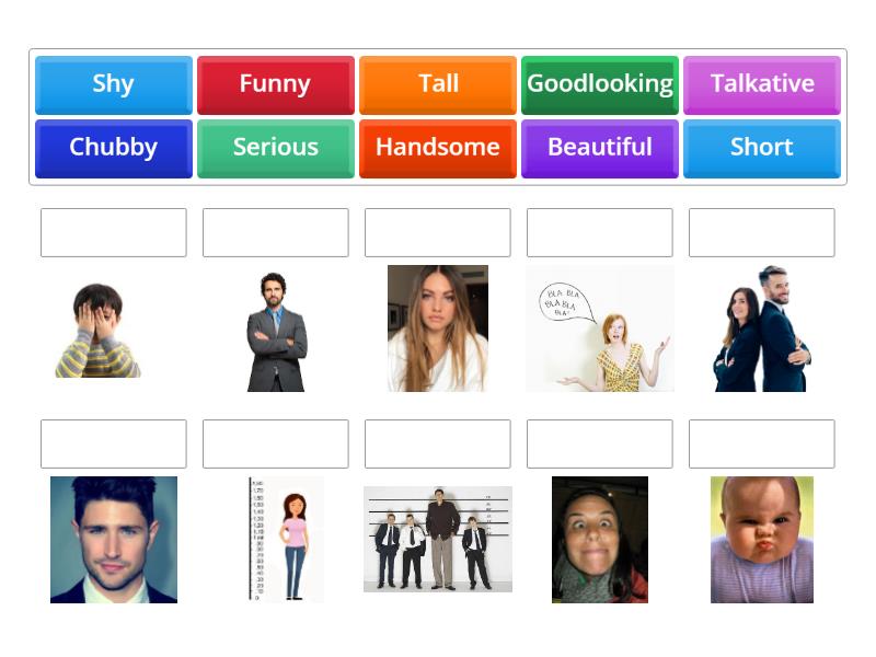 Adjectives - Match up