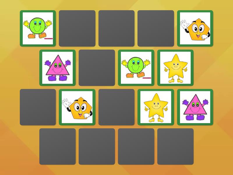 memory game with geometric shapes - Parejas