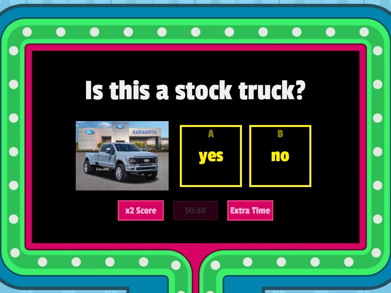 Trucks - Gameshow quiz