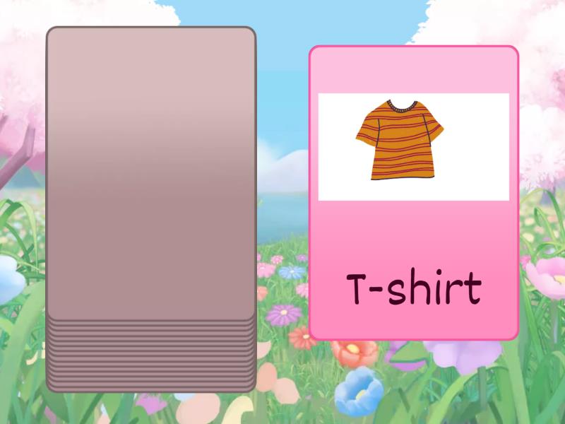 Flashcards Clothes go getter 1 unit 2 - Speaking cards Flashcards Clothes go getter 1 unit 2 - Speaking cards