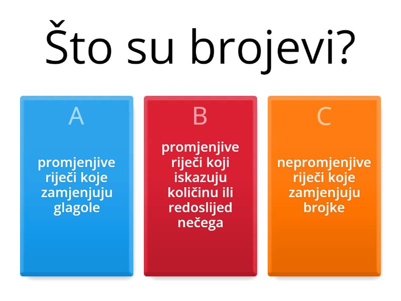 Brojevi - Quiz